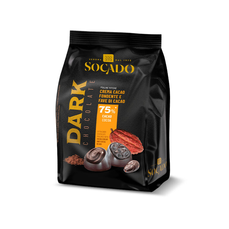 Dark Chocolate Cacao with Cocoa Beans - Socado